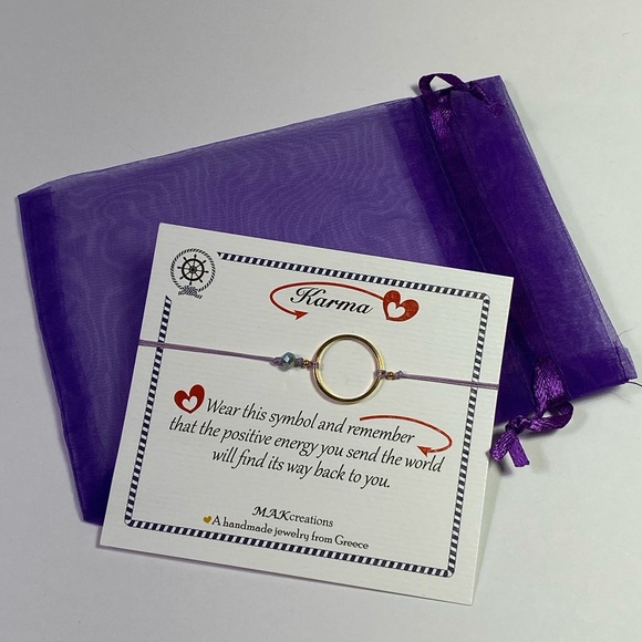 M.K.A | Jewelry | Good Luck Karma Charms Bracelet | Poshmark